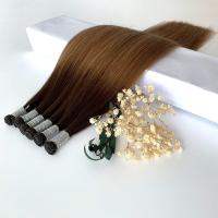 China 100% Remy Human Hair Double Drawn Genius Weft Extensions 100g per Bundle 14-26 Inch for sale