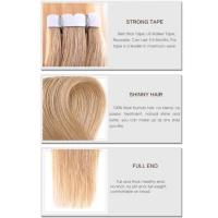 China 12A Grade Virgin Mini Tape Hair Extensions 100% Remy Human Hair 40g 60g Pack for sale