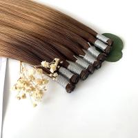 China 100% Remy Human Hair Handtied Genius Weft Extensions 14-26 Inch Cuticle Aligned for Black Women for sale