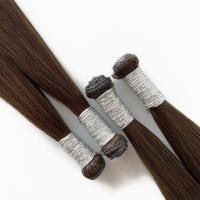 China Straight Raw Indian Human Hair Genius Weft Double Drawn 100g 14-26 Inch One Donor Virgin Hair Extension for sale