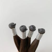 China Straight Raw Indian Human Hair Genius Weft Double Drawn 100g 14-26 Inch One Donor Virgin Hair Extension for sale