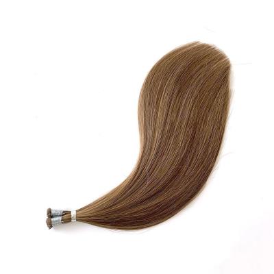 China 100g Russian Human Hair Invisible Genius Weft Extensions 14-26 Inch Remy Straight for sale