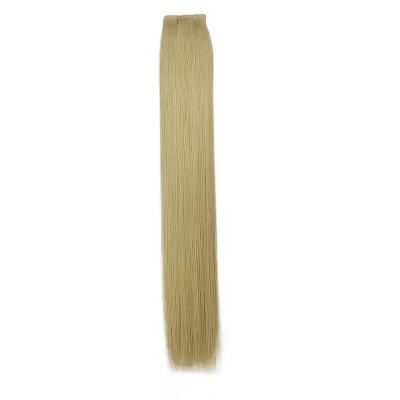 China 100% Remy Human Hair Flat Wefts 100g Dyeable Straight Hair 14-26 Inch for Professional Styling for sale