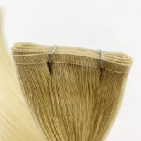China 100% Remy Human Hair Flat Wefts 100g Dyeable Straight Hair 14-26 Inch for Professional Styling for sale