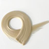 China 100g 100% Remy Human Hair Flat Weft Double Drawn Raw Hair 14-26 Inch for sale