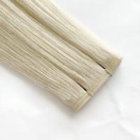 China 100% Remy Human Hair Invisible Flat Weft 14-26 Inch 100g Natural Look Extensions for sale
