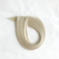 China 100g Remy Human Hair Flat Weft 14-26 Inch Multi-Color Double Drawn Invisible Hair Weft for sale