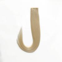 China 100 Remy Human Hair Invisible Flat Wefts Straight 14 to 26 Inch Double Drawn for sale