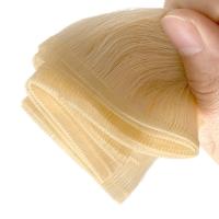 China 100 Remy Human Hair Invisible Flat Wefts Straight 14 to 26 Inch Double Drawn for sale