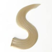 China 100% Remy Human Hair Flat Weft Extensions 14-26 Inch 100g per Bundle for Natural Look for sale