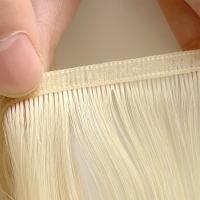 China 100% Remy Human Hair Flat Weft Extensions 14-26 Inch 100g per Bundle for Natural Look for sale