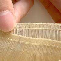China 100g 100% Remy Human Hair Virgin Flat Weft Extensions Straight 14-26 Inch for sale