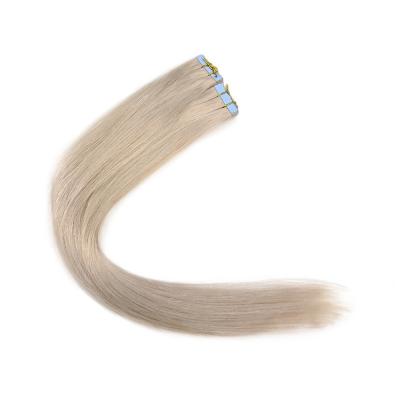 China 12A Russian Double Drawn Blond Tape In Raw Virgin Human Hair Extensions 12-26 Inch for sale