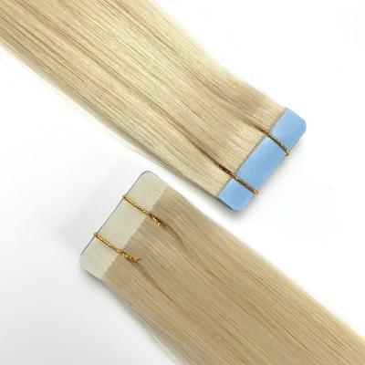 China European Double Drawn Russian Human Hair Tape Hair Extensions 12-26 Inch Natural Remy for sale