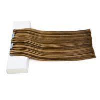 China 100 Virgin Remy Human Hair Tape In Extensions Full Cuticle 40g 60g Pack Pre Bonded Style for sale
