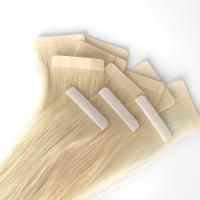 China 12A European Virgin Remy Human Hair Tape In Extensions Raw Unprocessed Double Drawn 12-30 Inch for sale