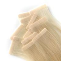 China 12A European Virgin Remy Human Hair Tape In Extensions Raw Unprocessed Double Drawn 12-30 Inch for sale