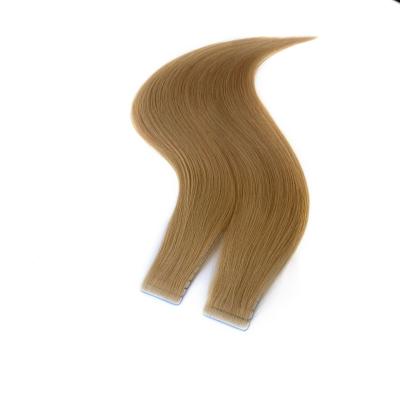China 100% Remy Human Hair Invisible Tape Hair Extensions 4cm x 0.8cm 12-26 Inch for sale