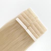 China 100% Virgin Remy Human Hair Invisible Tape Extensions 4cm x 0.8cm 12-26 Inch for sale