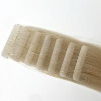 China 100% Remy Human Hair Invisible Tape Hair Extensions 4cm x 0.8cm 40g Pack for sale