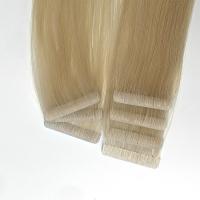 China 100% Remy Human Hair Invisible Tape Hair Extensions 4cm x 0.8cm 40g Pack for sale