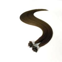 China Double Drawn U Tip Human Remy Hair Extensions Keratin Pre-Bonded 12-26 Inch 0.7-1g Strand for sale