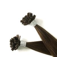 China Double Drawn U Tip Human Remy Hair Extensions Keratin Pre-Bonded 12-26 Inch 0.7-1g Strand for sale