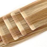 China Custom Slim Tape Double Drawn European Remy Hair Extensions 12-26 Inch 40-60g for sale