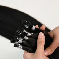 China 100% Virgin Remy Human Hair I Tip Extensions 0.7g Strand Keratin Pre Bonded Straight 12-26 Inch for sale