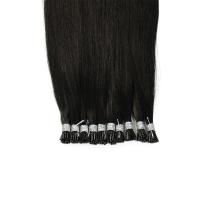 China 100% Virgin Remy Human Hair I Tip Extensions 0.7g Strand Keratin Pre Bonded Straight 12-26 Inch for sale
