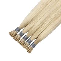 China Straight Double Drawn I Tip Human Remy Hair Extensions Keratin Pre Bonded 12-26 Inch for sale