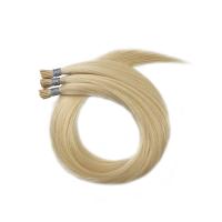 China Straight Double Drawn I Tip Human Remy Hair Extensions Keratin Pre Bonded 12-26 Inch for sale