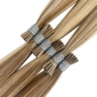 China 100% Remy Human Hair Keratin I-tip Extensions 0.7g Strand Double Drawn 18 Inch for sale