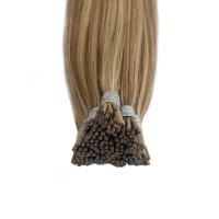 China 100% Remy Human Hair Keratin I-tip Extensions 0.7g Strand Double Drawn 18 Inch for sale