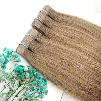 China 20 Inch Double Drawn Raw Tape Hair Extensions No Shedding 20inch Remy Human Hair for sale