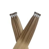 China 12-28 Inch Italian Keratin I Tip Remy Human Hair Extensions Double Drawn 0.7g Strand for sale