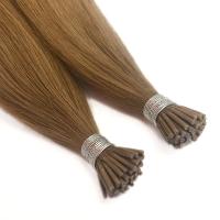China 12-28 Inch Italian Keratin I Tip Remy Human Hair Extensions Double Drawn 0.7g Strand for sale