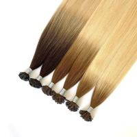 China Double Drawn Virgin Remy Human Hair Flat Tip Keratin Extensions 12-26 Inch 0.7g Strand for sale