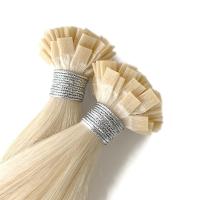 China Custom Pre-Bonded Flat Tip Hair Extensions Russian Remy 100% European Hair 12-26 Inch for sale
