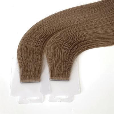 China Seamless Slim Tape Hair Extensions 100% Remy Human Hair 18 20 22 Inch Strong USA Tape for sale
