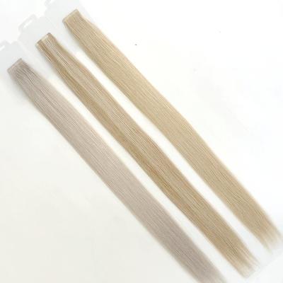 China Seamless Slim Tape Hair Extensions 100% Remy Human Hair 40-60g Pack 12-26 Inch Dyeable for sale