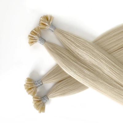 China Double Drawn Italian Prebonded Human Hair Extensions I Tip U Tip Professional Grade for sale
