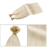 China 100% Remy Human Hair Italian Keratin Pre Bonded U Tip Hair Extensions 12-26 Inch 0.7g Strand for sale