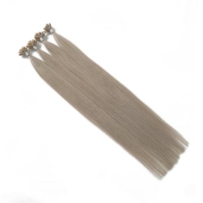 China Italian Keratin Glue Bond U Tip Human Hair Extensions Double Drawn Remy Brazilian 12-26 Inch for sale