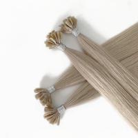 China Italian Keratin Glue Bond U Tip Human Hair Extensions Double Drawn Remy Brazilian 12-26 Inch for sale