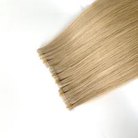 China 100% Remy Indian Virgin Hair Tape In Extensions Straight Cuticle Aligned Double Drawn 12-30 Inch for sale