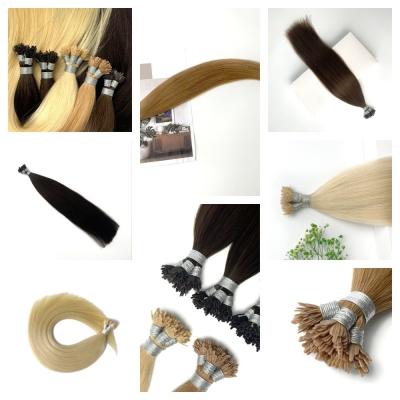 China Thick Ends Double Drawn Virgin Hair Y Tip Keratin Pre Bonded Extensions 12-26 Inch for sale
