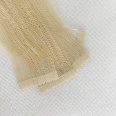 China Custom 3x0.8cm Mini Tape in Hair Extensions Brazilian Remy Human Hair 12-26 inch for sale