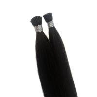 China 100 Remy Human Hair Double Drawn I Tip Hair Extensions 12 to 28 Inch 1g Strand for sale