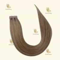China Double Drawn Vietnam Remy Human Hair Tape In Extensions 12-26 Inch Cuticle Aligned Raw Invisible for sale